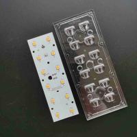 China 12W LED Lens Array for Street Light Retrofitting 173x71.4mm PC Optical for sale