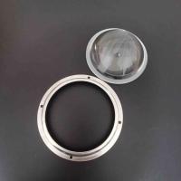 China 100W High Power LED Optical Lens 60 Degree with Aluminum Heat Sink 100x39mm for High Bay Lighting for sale