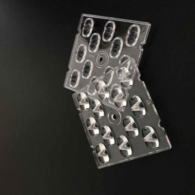 China SMD 3030 LED Lens 50x50mm TP4-S Optical Lens for Street Light 12 in 1 PCB Module for sale