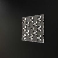 China SMD 3030 LED Lens 50x50mm TP4-S Optical Lens for Street Light 12 in 1 PCB Module for sale