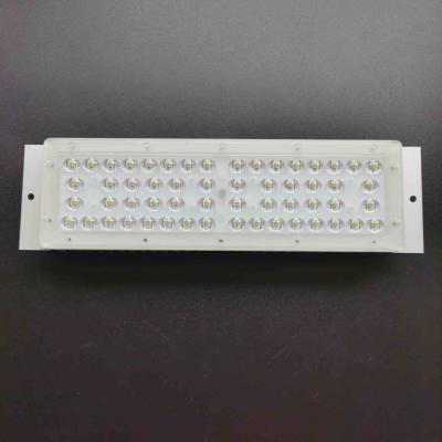China 56-in-1 SMD 3030 LED Module with 155×80 Degree Lens - 256.6×78.6mm Optical PC Retrofit Solution for sale
