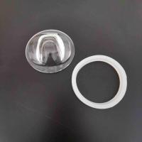 China Borosilicate Glass LED Street Light Lens 120x60 Degree 78mm with Metal Holder Waterproof for sale