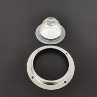 China 78mm Borosilicate Glass LED Lens 45 Degree for High Bay Lighting Industrial Fixtures for sale