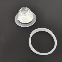 China 78mm Borosilicate Glass LED Lens 45 Degree for High Bay Lighting Industrial Fixtures for sale