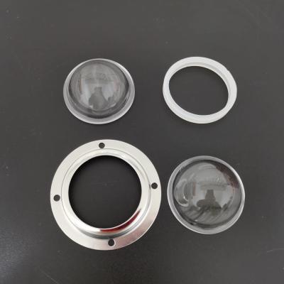China 50mm Borosilicate Glass LED Lens for Street Light Retrofit Kits - 70-90° Beam Angle, 20-100W Compatibility for sale