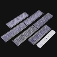 China 50-60W Optical LED Lens for Street Light Retrofit Kits with 252x70mm Size and 136x78° Beam Angle for sale