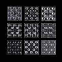 China 12 in 1 3030 SMD LED Lens 50x50mm 60 Degree for High Bay Street Light for sale
