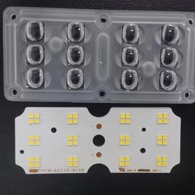 China 3030 SMD LED PCB Board 109x45x1.5mm for 30-45W Street Light Modules 8S6P Circuit for sale