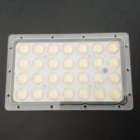 China Customized 3030 SMD LED PCB Board 35-50W 90 Degree Beam Angle Optical PC Lens for sale