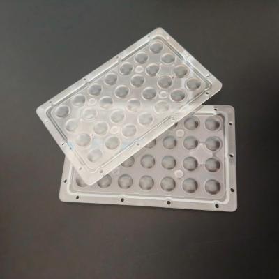 China Customized 3030 SMD LED PCB Board 35-50W 90 Degree Beam Angle Optical PC Lens for sale