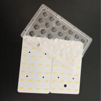 China Customized 3030 SMD LED PCB Board 35-50W 90 Degree Beam Angle Optical PC Lens for sale
