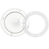 China 88mm 120° PC LED Lens Cover for High Bay Lights 91% Light Transmittance OEM ODM for sale