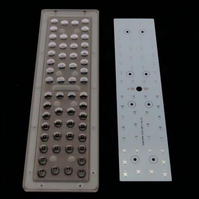 China 56W PC LED Street Light Lens with SMD 3030 LEDs 90% Transmittance Beam Angle Options for sale
