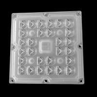 China 3535 SMD LED Lens Array 28-in-1 Square Module 100x100x8.5mm for 30W-50W Lighting Retrofit for sale