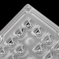 China 3535 SMD LED Lens Array 28-in-1 Square Module 100x100x8.5mm for 30W-50W Lighting Retrofit for sale