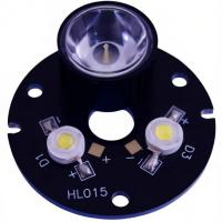 China 1W 3W PMMA LED Collimator Lens 45° Beam Angle 19.8mm Diameter for Spotlight Applications for sale