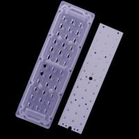 China 3X12 36 LED Street Light Lens Module 250x70mm with 65x150° Vertical Distribution for 30W Applications for sale