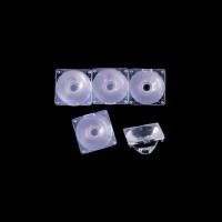 China 22mm 10 Degree LED Optical Lens PMMA Narrow Beam Angle for XTE XPE XPG 3535 for sale