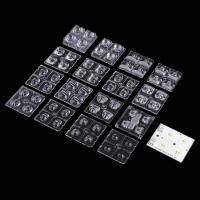 China Wholesale 50x50mm Optical Grade PC/PMMA LED Lens 95% Transmittance for LED Lighting for sale