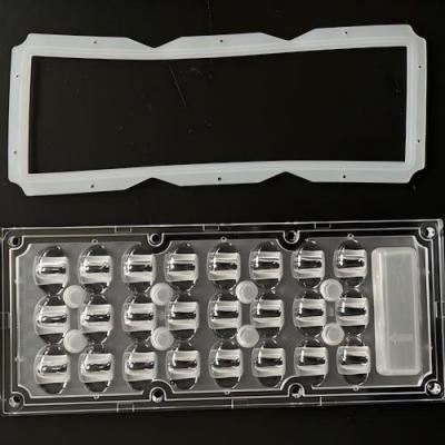 China 5050 SMD LED PCB Board 30-50W 48V 163x85 Degree Beam Angle Optical Grade PC Lens for Street Lighting for sale