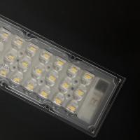 China 5050 SMD LED PCB Board 30-50W 48V 163x85 Degree Beam Angle Optical Grade PC Lens for Street Lighting for sale
