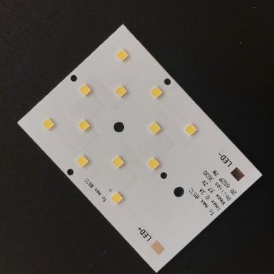 China Optical Grade PC SMD 3030 LED PCB Board 70x50mm with 12-in-1 Lens for High Bay Light Retrofit for sale