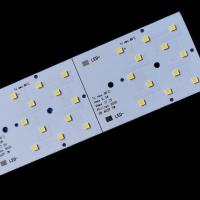 China Optical Grade PC SMD 3030 LED PCB Board 70x50mm with 12-in-1 Lens for High Bay Light Retrofit for sale