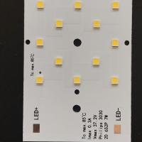 China Optical Grade PC SMD 3030 LED PCB Board 70x50mm with 12-in-1 Lens for High Bay Light Retrofit for sale