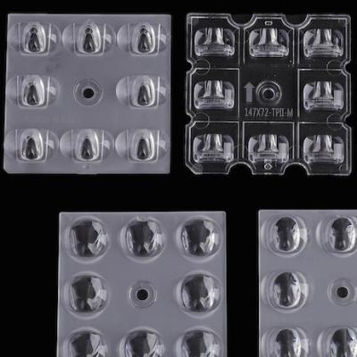 China 50x50mm LED Array Lens Optical-Grade PC Material for 3030/5050 SMD for sale