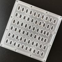 China 175x175mm 5050 SMD LED Array Lens TYPE2 Beam Angle Square Light Lens for 60W 120W Street Lights for sale