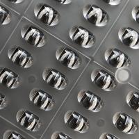 China 175x175mm 5050 SMD LED Array Lens TYPE2 Beam Angle Square Light Lens for 60W 120W Street Lights for sale