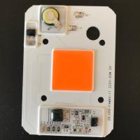 China AC220V DOB LED 50W PCB Board Driverless Module 78x55mm with 80-90 Degree Lens for Grow Lights for sale