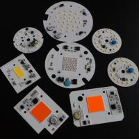 China AC220V DOB LED 50W PCB Board Driverless Module 78x55mm with 80-90 Degree Lens for Grow Lights for sale