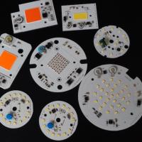 China AC220V DOB LED 50W PCB Board Driverless Module 78x55mm with 80-90 Degree Lens for Grow Lights for sale