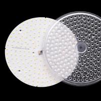 China 150W Solderless UFO LED Bulb Lens Board with 60 Degree Beam Angle and 91% Transmittance for 3030 SMD High-Bay Lighting for sale