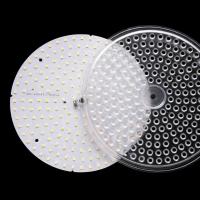 China 150W Solderless UFO LED Bulb Lens Board with 60 Degree Beam Angle and 91% Transmittance for 3030 SMD High-Bay Lighting for sale