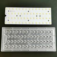 China 3030SMD LED Street Light Module 224 Chips 140W-180W TYPE5 Beam 320x125mm PC Lens for sale