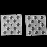 China 12-in-1 50x50mm LED Lens for 3030 SMD Street Lights with 91% Transmittance and Multiple Beam Angles for sale