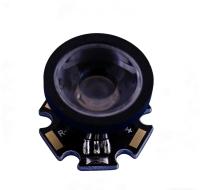 China 3W RGB High Power LED with Star PCB and Optical Lens - 14.68x5.2mm Size, 120° Beam Angle for sale