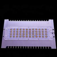 China 90×90 Degree SMD 3030 LED Lens Module with Heat Sink for 50W Tunnel Lighting - 250×74mm Optical PC Lens for sale