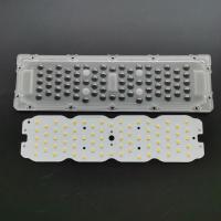 China Bulk 50W 72 in 1 3030 SMD LED PCB Board 250x74x6.15mm Lens for Street Light for sale