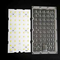 China 192PCS 3030 SMD LED Street Light Module 210x240x35mm Heatsink 150W 48V for sale