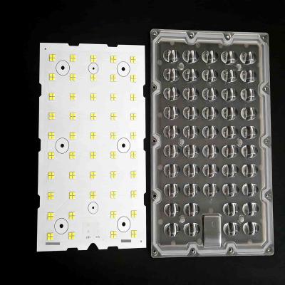 China 192PCS 3030 SMD LED Street Light Module 210x240x35mm Heatsink 150W 48V for sale