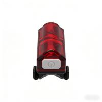 China 200mAh Rechargeable Bicycle Rear Tail Light Red LED 50M Illumination IPX4 for sale