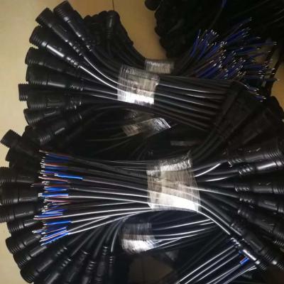 China 3 Pin Waterproof M10 Male Female Cable Connector IP67 250V Industrial Electrical Connector for sale