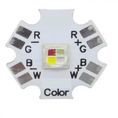 China 10W RGBW High Power LED Chip 120° Wide Beam Stage Lighting Emitter 134LM/W for sale