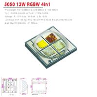 China 10W RGBW High Power LED Chip 120° Wide Beam Stage Lighting Emitter 134LM/W for sale