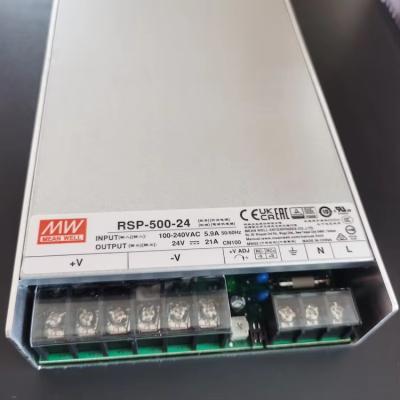 China 500W 24V Single Output Enclosed AC DC Power Supply with PFC 85-264VAC for sale