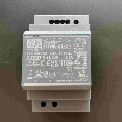China 60W 24V DIN Rail LED Power Supply Constant Voltage 2.5A for Industrial Lighting for sale
