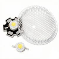 China 90 Degree 38mm PMMA LED Lens for 1W/3W Edison LEDs - 93% Transmittance Optical Component for sale